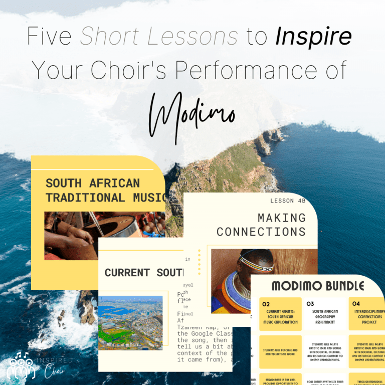 Modimo Lesson Plan Bundle - Inspired Choir