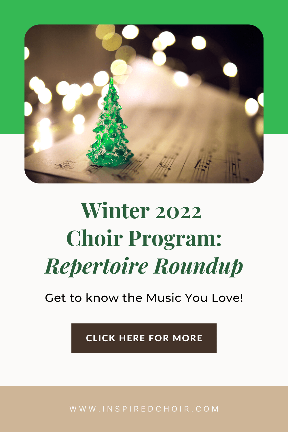 Winter 2022 Choir Program: Repertoire Roundup - Inspired Choir
