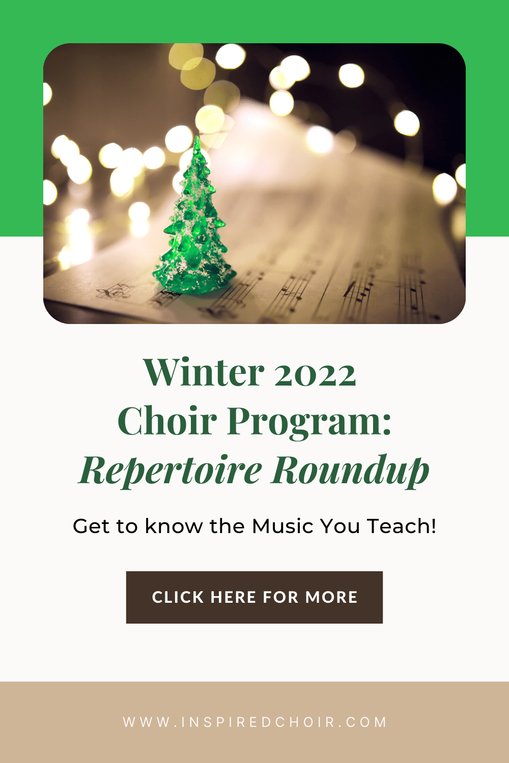 Winter 2022 Choir Program: Repertoire Roundup - Inspired Choir