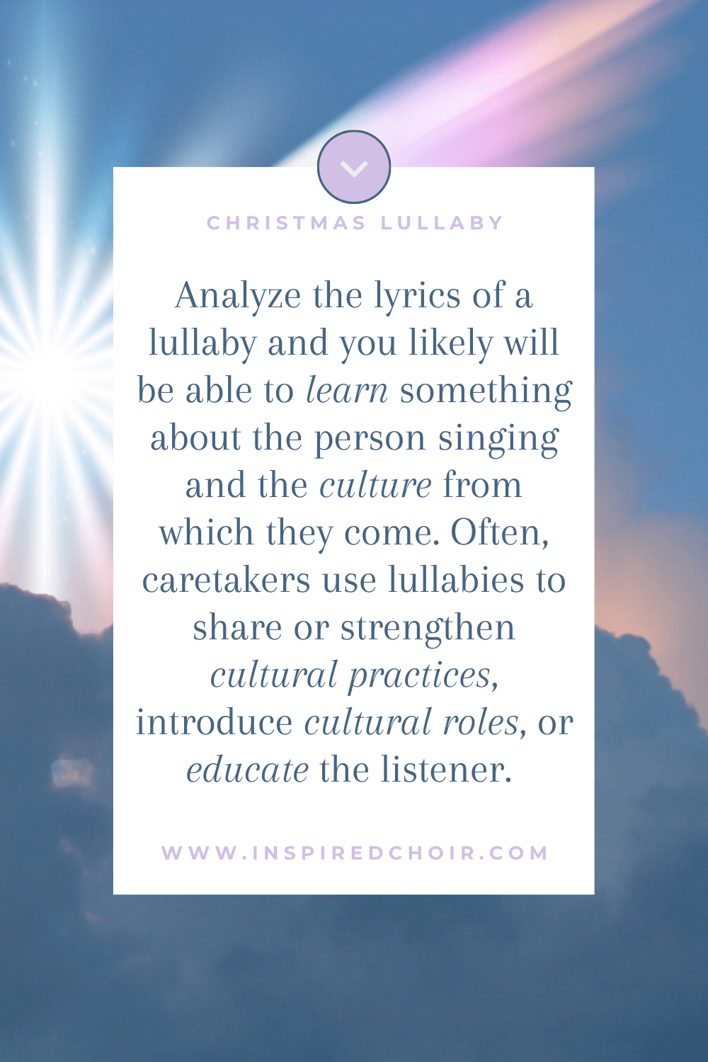 A Deep Dive into John Rutter's Christmas Lullaby - Inspired Choir