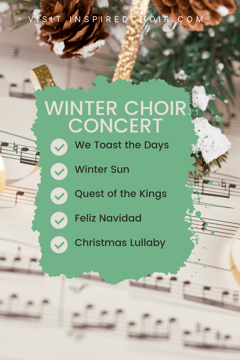 Winter 2022 Choir Program: Repertoire Roundup - Inspired Choir