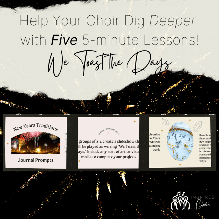 We Toast the Days by Linda Kachelmeier - Inspired Choir