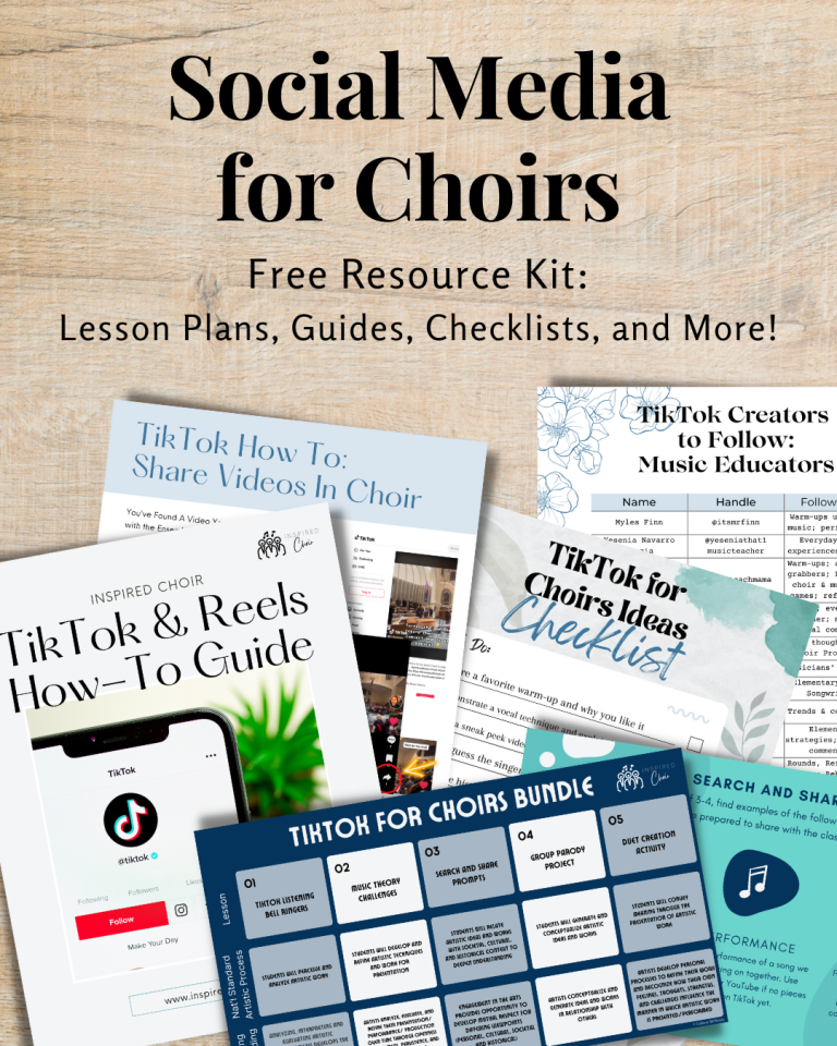 Social Media for Choirs Resource Kit - Inspired Choir