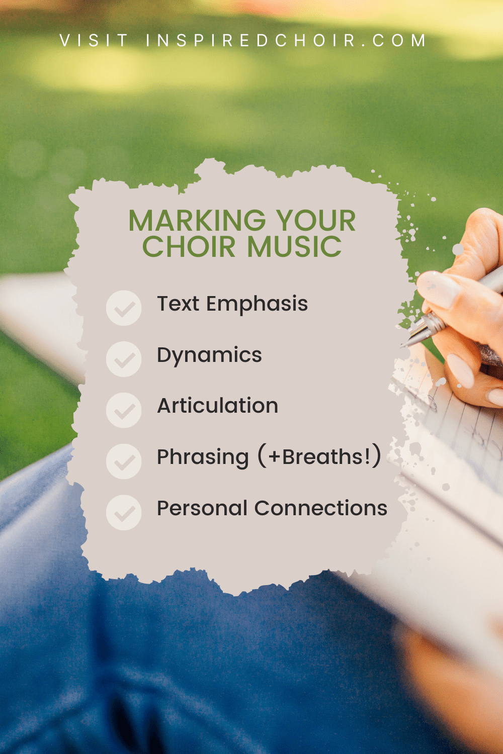 Five Marks to Make in Your Choir Music Right Now - Inspired Choir